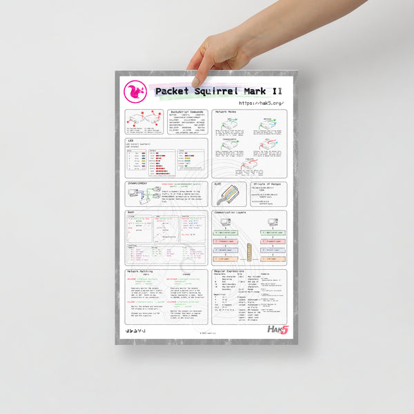 Packet Squirrel Infographic Poster - Hak5