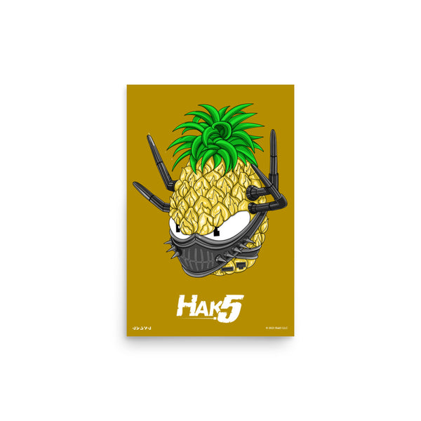 WiFi Pineapple Character Poster - Hak5