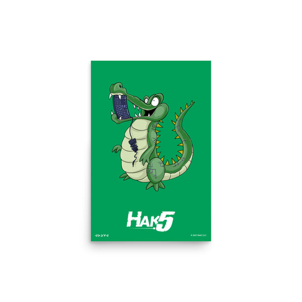 Key Croc Character Poster - Hak5